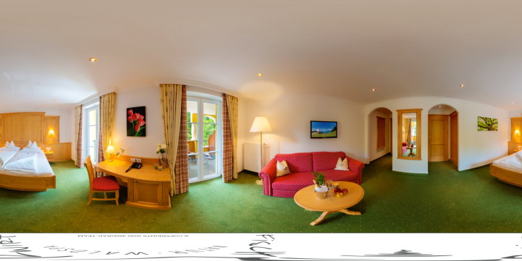 Wohn / Schlafzimmer - Hotel Fischerwirt - 360GRAD-TEAM
